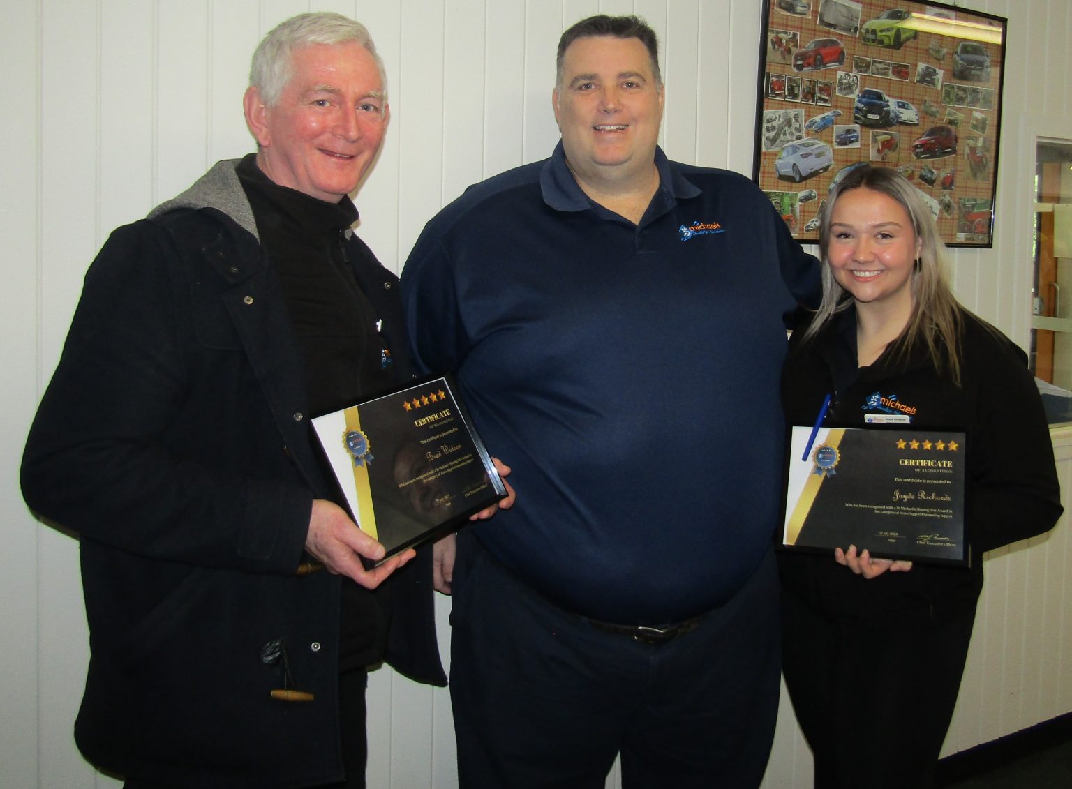 Our latest Shining Stars recognised - St Michaels